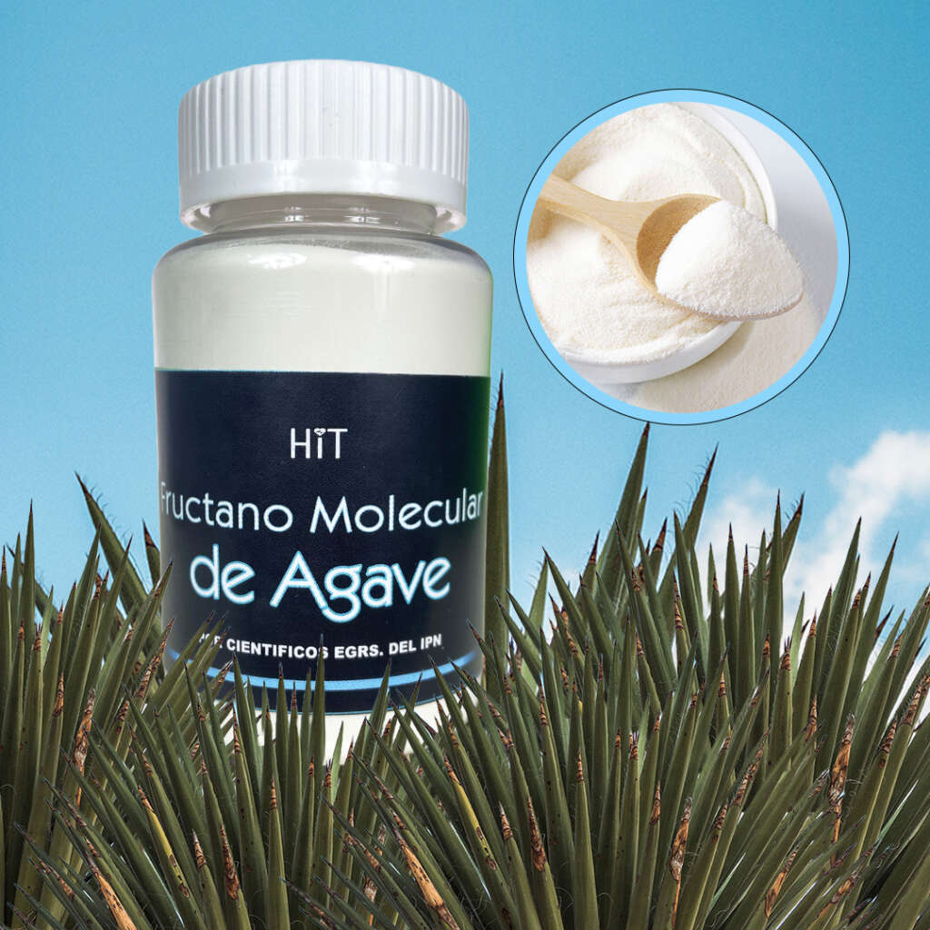 4 FRASCOS DE FRUCTANO MOLECULAR DE AGAVE – investigaciones