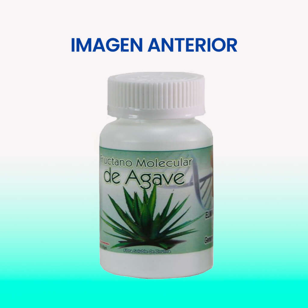 4 FRASCOS DE FRUCTANO MOLECULAR DE AGAVE – investigaciones